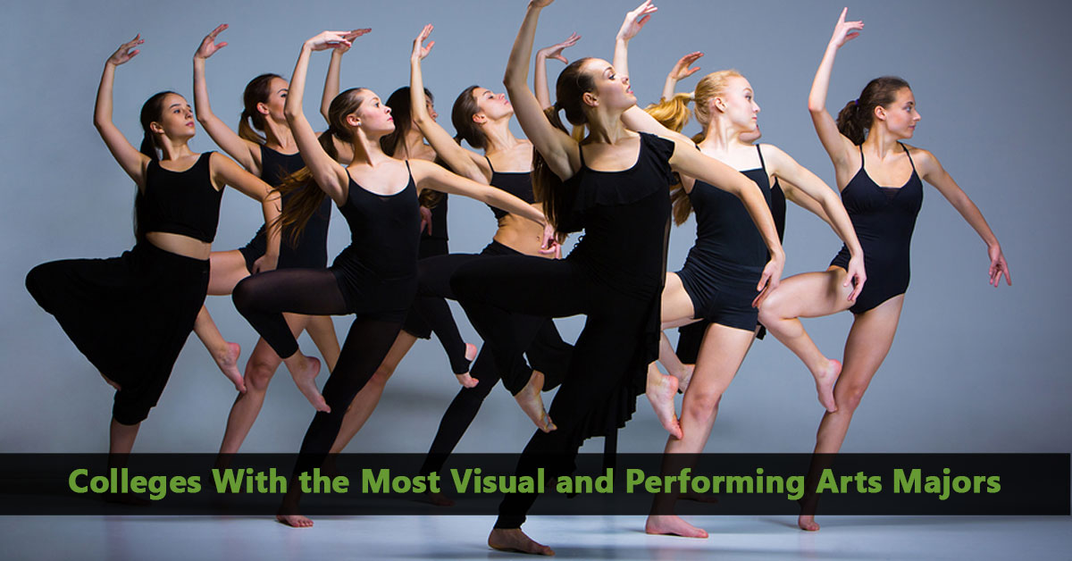 50 50 Highlights Colleges With The Most Visual And Performing Arts Majors 50 50 Highlights Colleges With The Most Visual And Performing Arts Majors